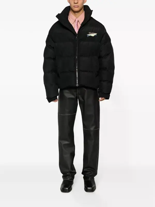 Martine Rose Logo-embroidered Padded Jacket