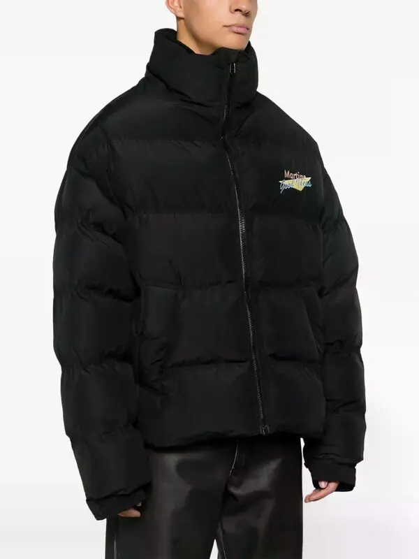 Martine Rose Logo-embroidered Padded Jacket