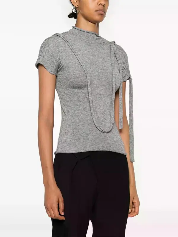 Ottolinger Strappy Knitted T-shirt