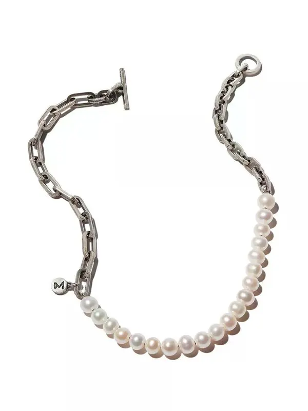 M. Cohen Elm Trio Pearl Chain Bracelet