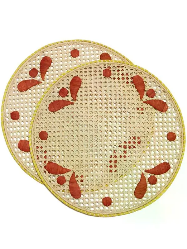 La DoubleJ Round Raffia Placemat