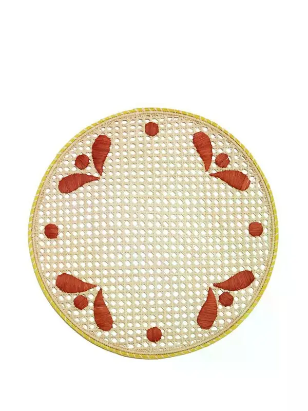 La DoubleJ Round Raffia Placemat