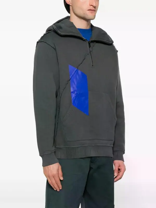 A-COLD-WALL* Aspect Half-zip Hoodie - Grey