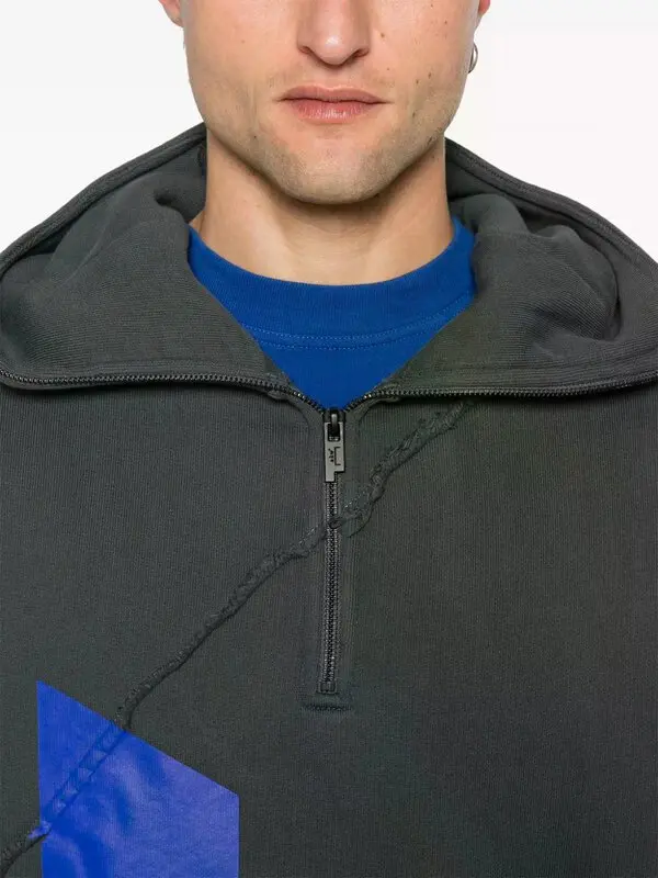 A-COLD-WALL* Aspect Half-zip Hoodie - Grey