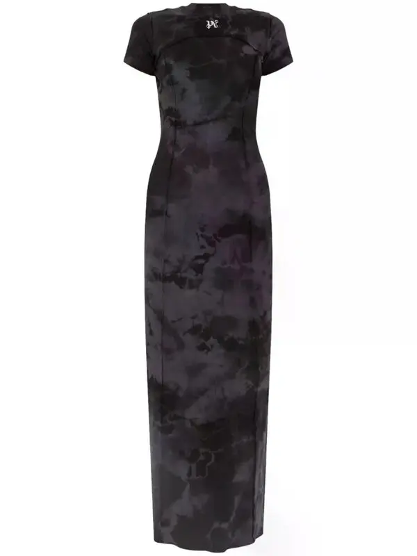 Palm Angels Logo-embroidered Maxi Dress