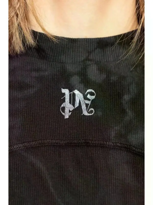 Palm Angels Logo-embroidered Maxi Dress