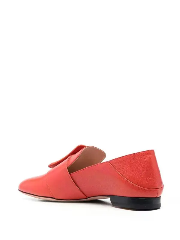 Bally Buckle-detail Leather Loafers