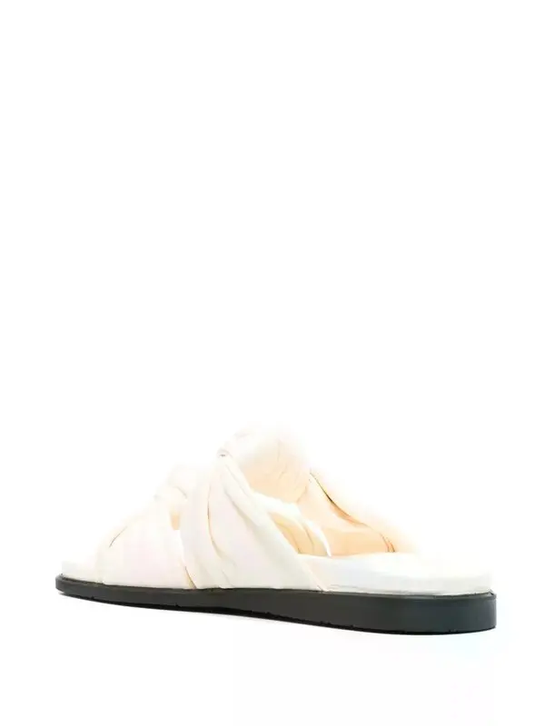 Dear Frances Leather Tye Sandals