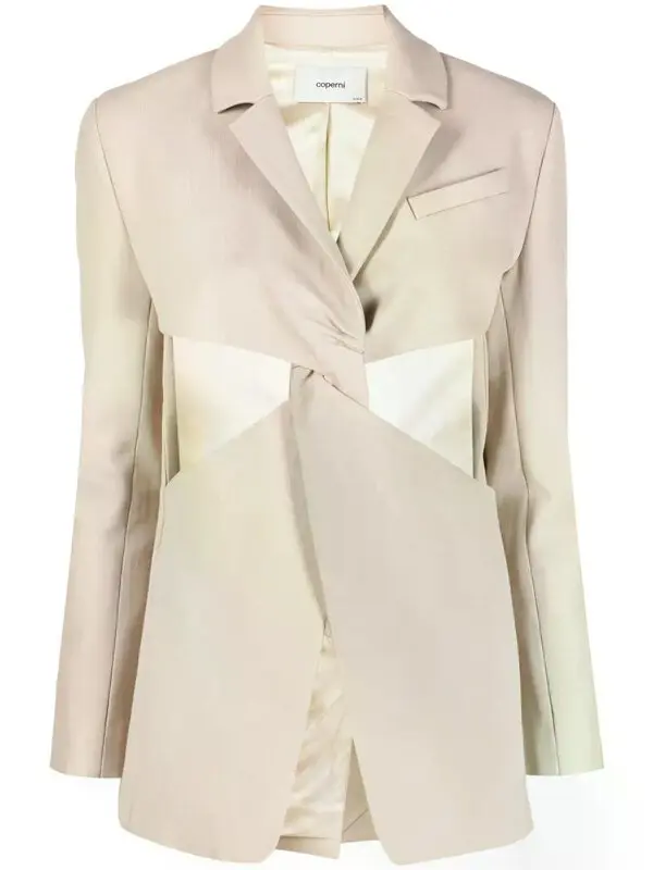 Coperni Cut-out Single-breasted Blazer
