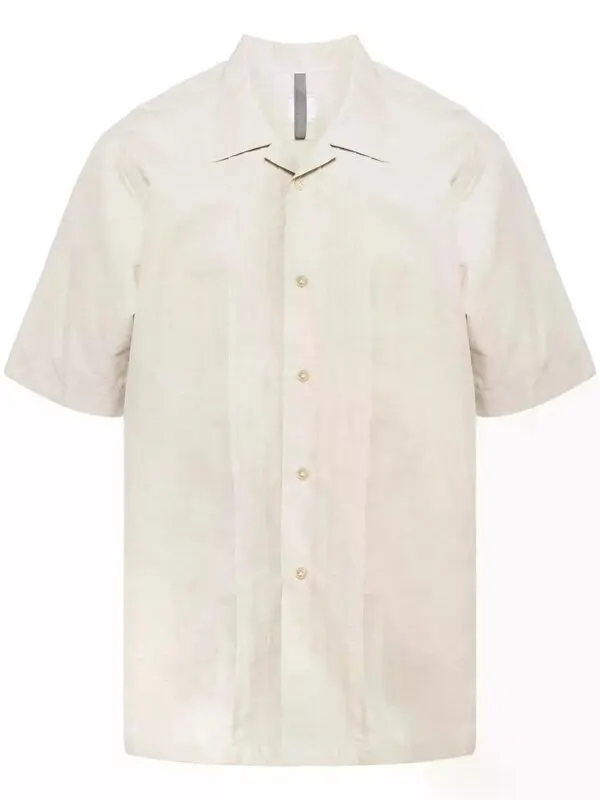 Eleventy Bowling-collar Short-sleeve Shirt
