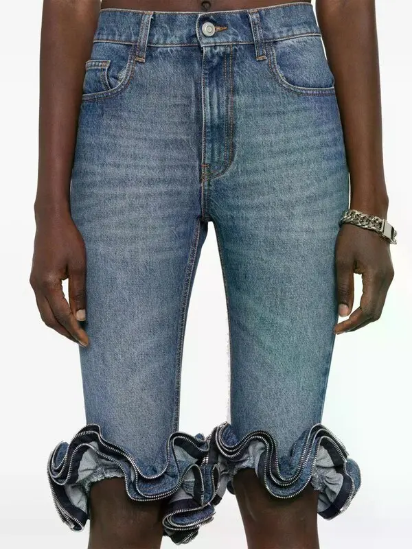 Coperni Mid-rise Cropped Jeans