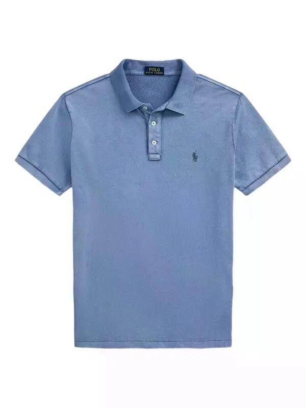 Polo Ralph Lauren Polo-pony-motif Polo Shirt - Blue