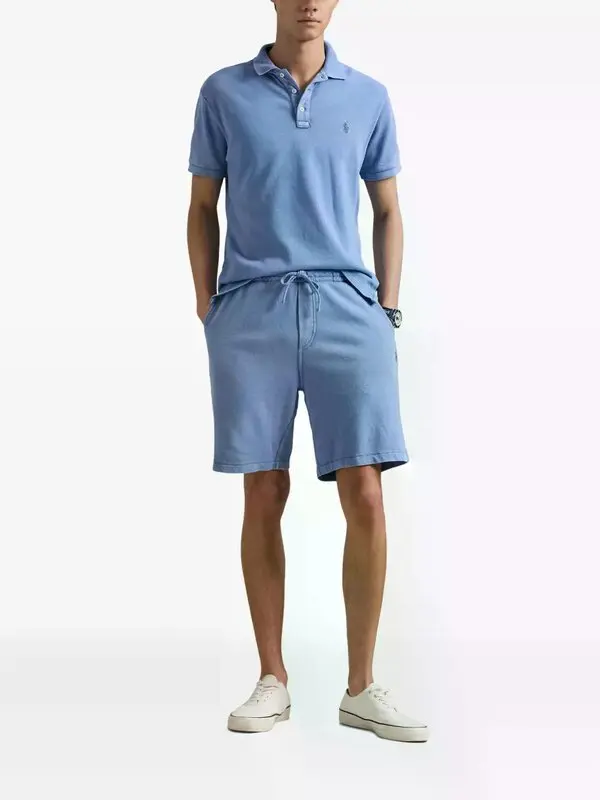 Polo Ralph Lauren Polo-pony-motif Polo Shirt - Blue