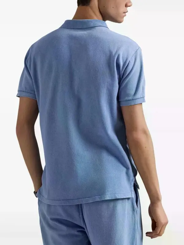 Polo Ralph Lauren Polo-pony-motif Polo Shirt - Blue