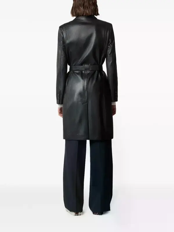 TOD'S Leather Trench Coat