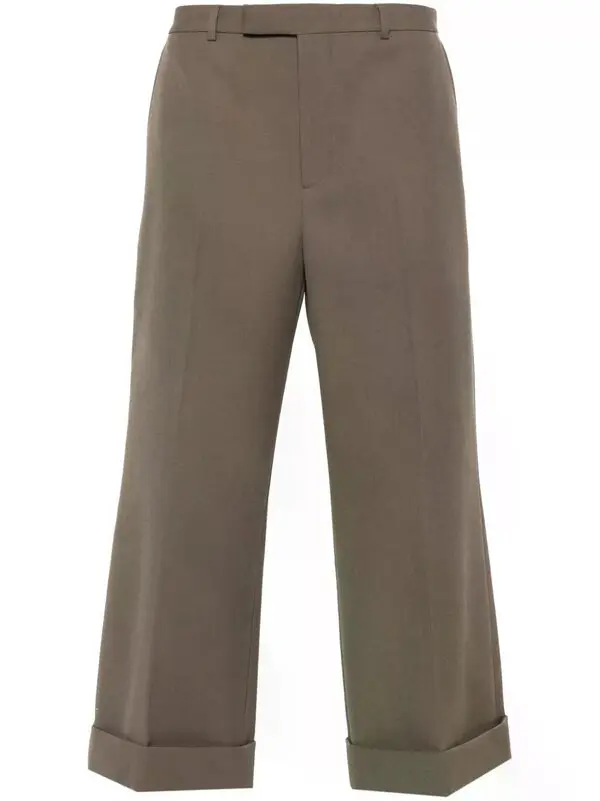 Gucci Wide-leg Wool Trousers