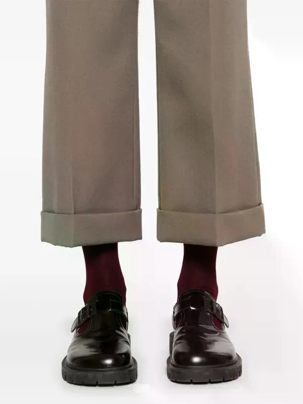 Gucci Wide-leg Wool Trousers