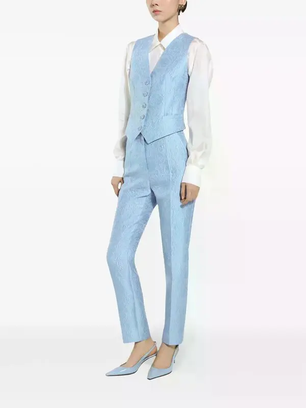 Dolce & Gabbana Dna Jacquard Tailored Trousers