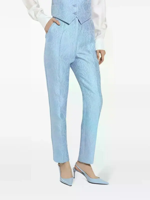 Dolce & Gabbana Dna Jacquard Tailored Trousers