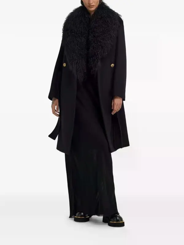Roberto Cavalli Shearling-collar Coat