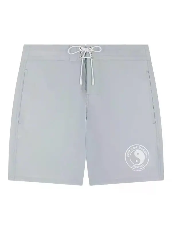 FURSAC Logo-print Swim Shorts - Grey