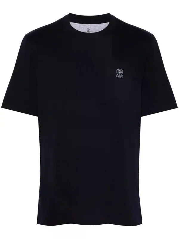 Brunello Cucinelli Logo-print Cotton T-shirt