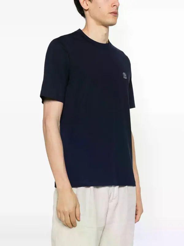 Brunello Cucinelli Logo-print Cotton T-shirt