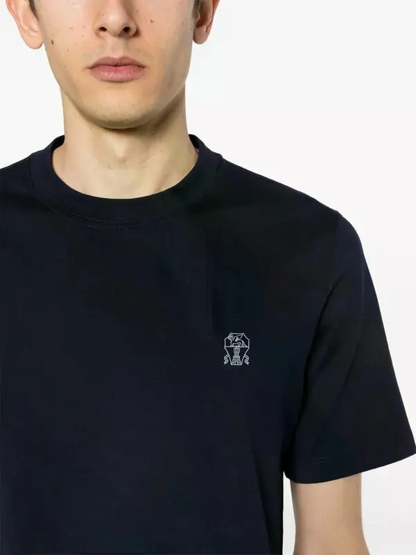 Brunello Cucinelli Logo-print Cotton T-shirt