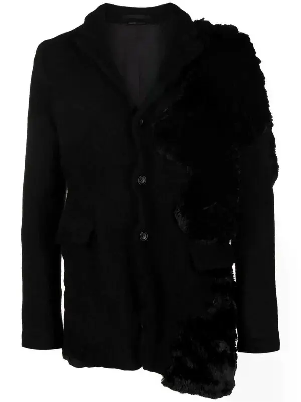 Comme Des Garçons Panelled Single-breasted Blazer