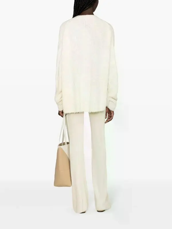 TOTEME Brushed-effect Silk Jumper - Neutrals