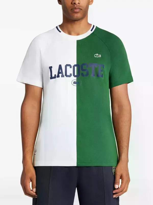 Lacoste Two-tone Logo-print T-shirt