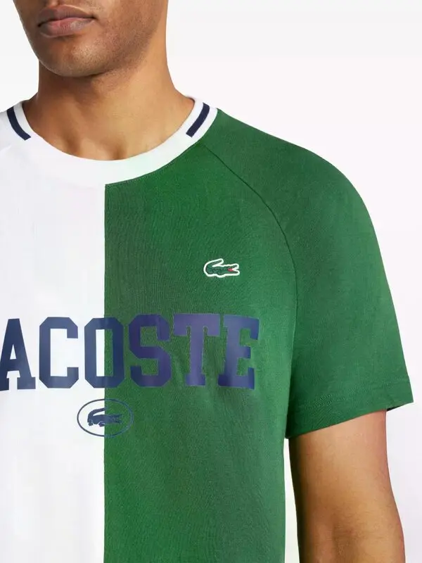 Lacoste Two-tone Logo-print T-shirt