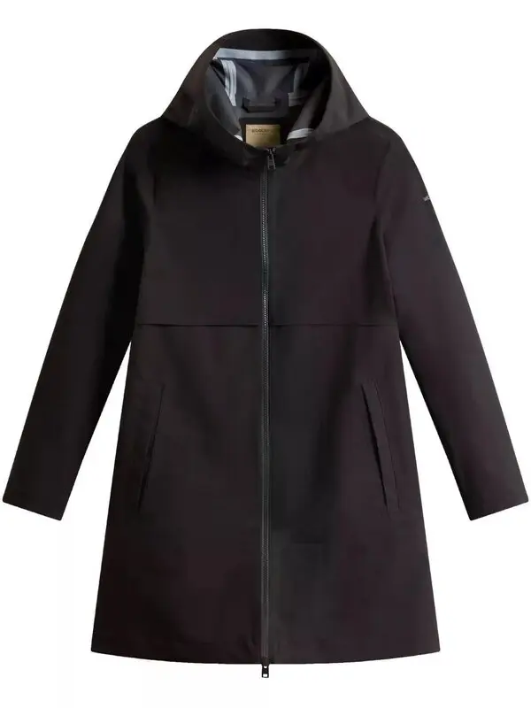 Woolrich Hooded Parka Coat - Black