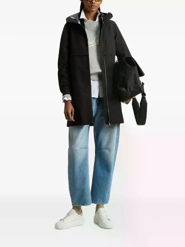 Woolrich Hooded Parka Coat - Black