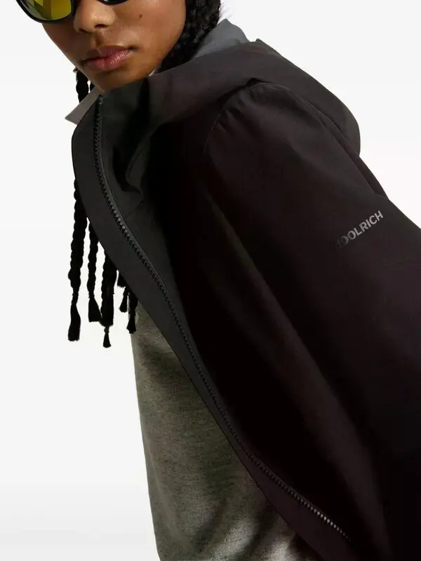 Woolrich Hooded Parka Coat - Black