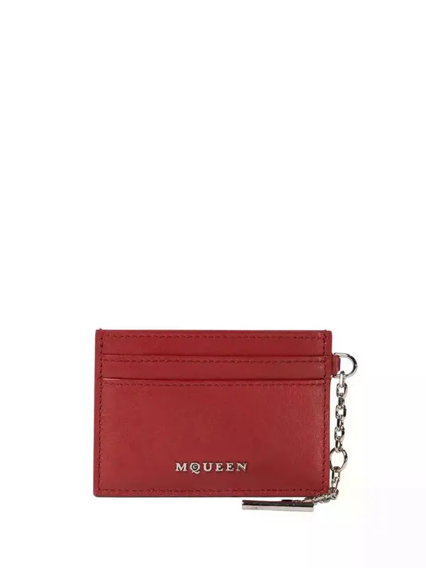 Alexander McQueen Sling Card Holder - Red