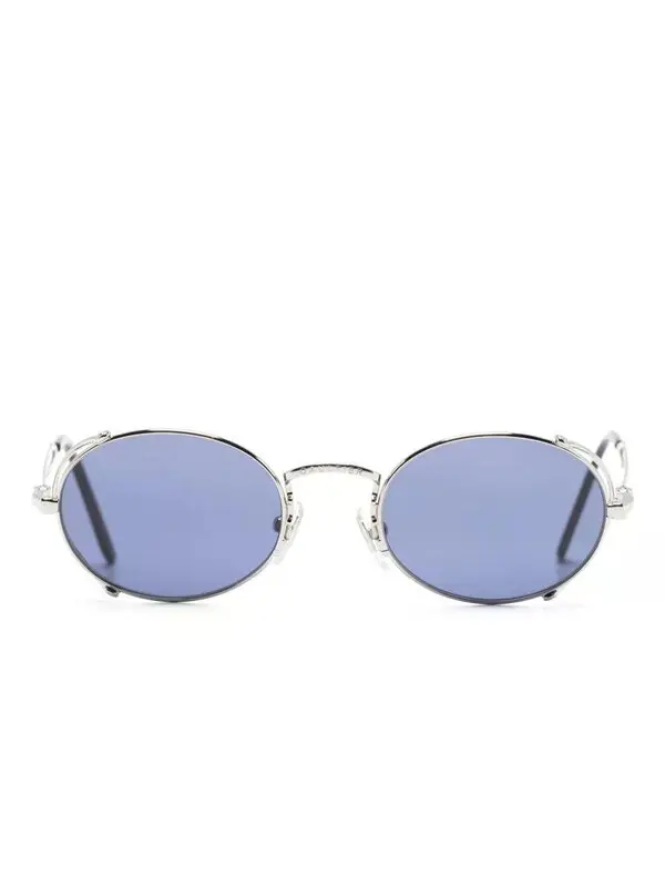 JEAN PAUL GAULTIER 55-3175 Round-frame Sunglasses - Silver