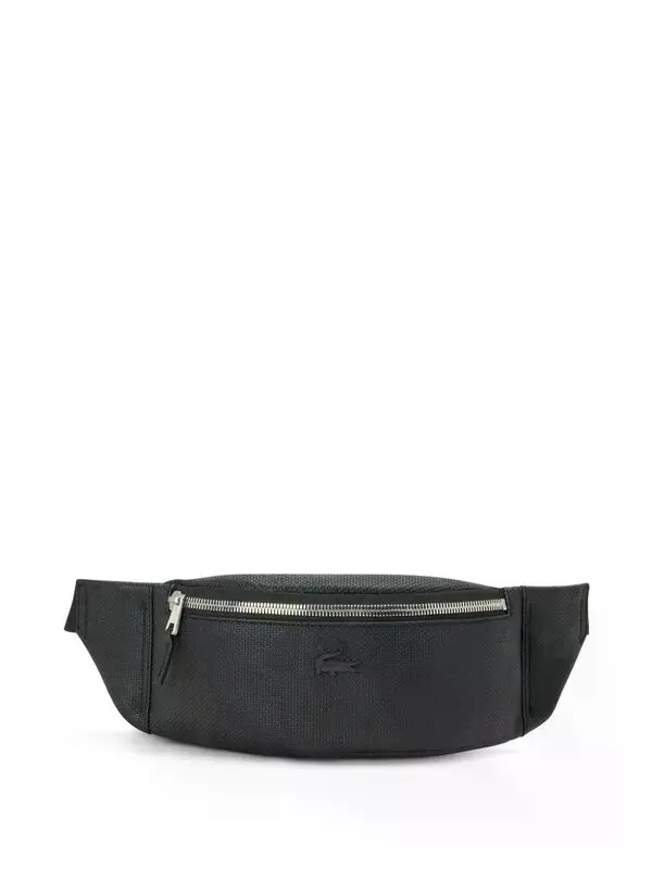 Lacoste Logo-appliqué Piqué Bag - Black
