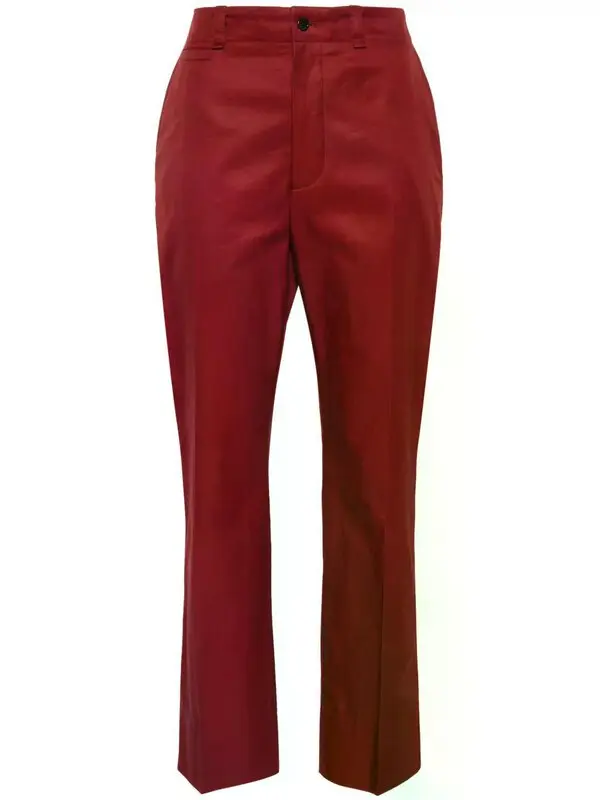 Saint Laurent Straight-leg Cotton Trousers