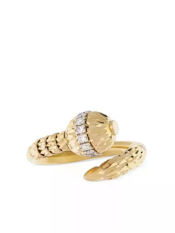 OFFICINA BERNARDI 18kt Yellow Ophidia Diamond Ring - Gold