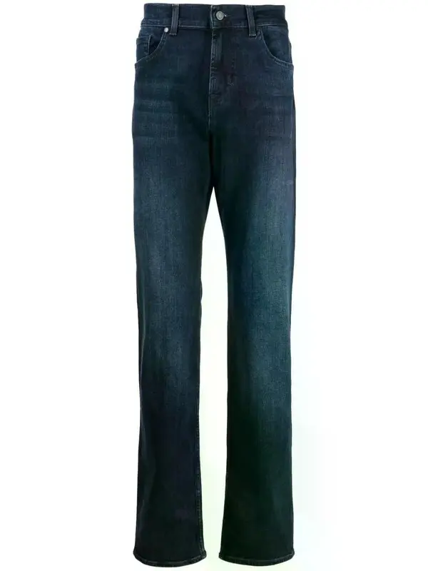 7 For All Mankind Mid-rise Straight-leg Jeans