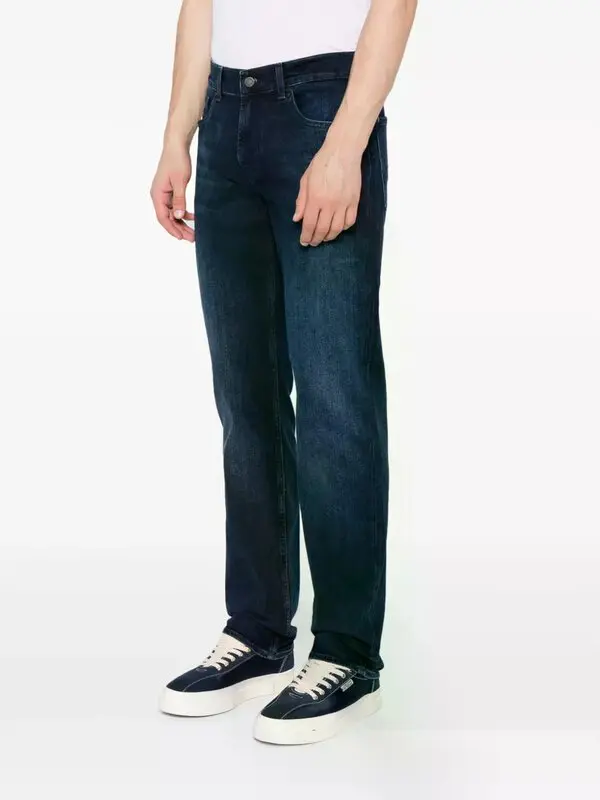 7 For All Mankind Mid-rise Straight-leg Jeans