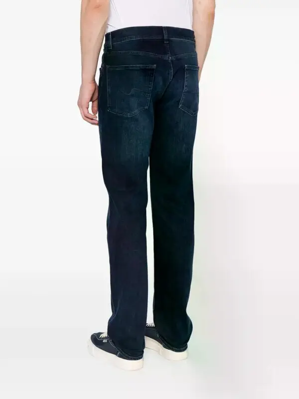 7 For All Mankind Mid-rise Straight-leg Jeans