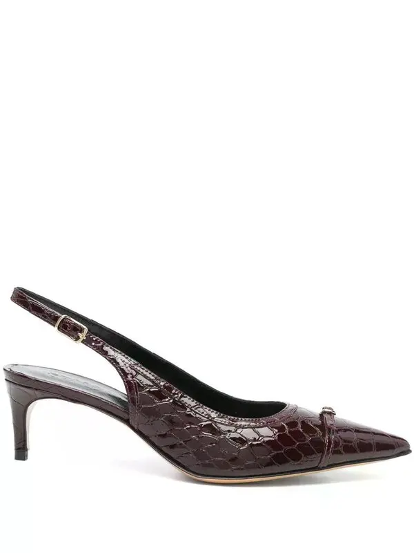 ERALDO Pointed-toe Leather Slingback Pumps