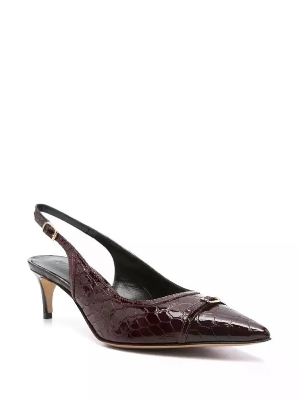 ERALDO Pointed-toe Leather Slingback Pumps