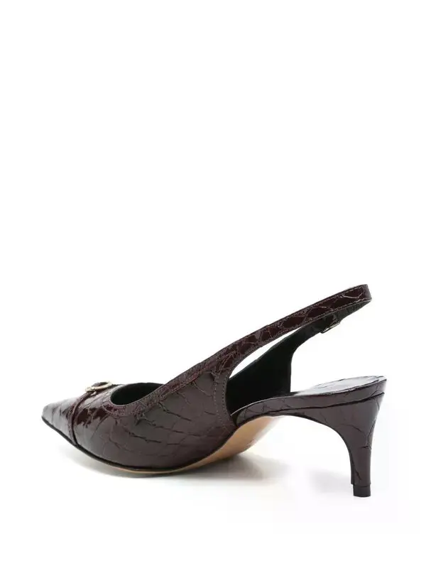 ERALDO Pointed-toe Leather Slingback Pumps