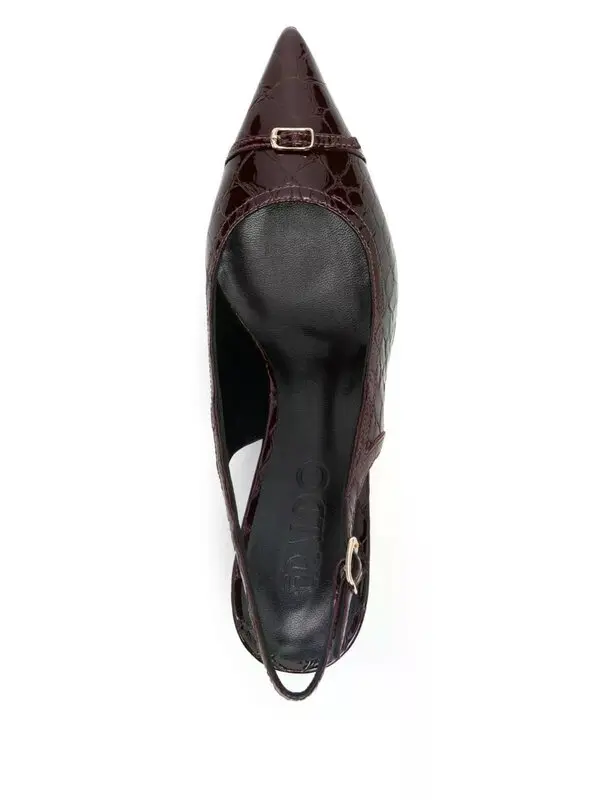 ERALDO Pointed-toe Leather Slingback Pumps