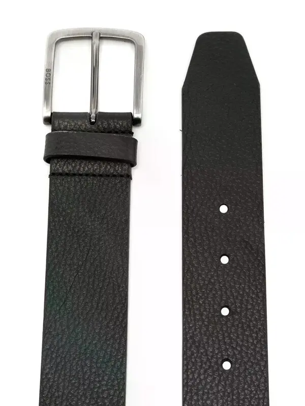 BOSS Engraved Logo Buckle Adjustable Belt
