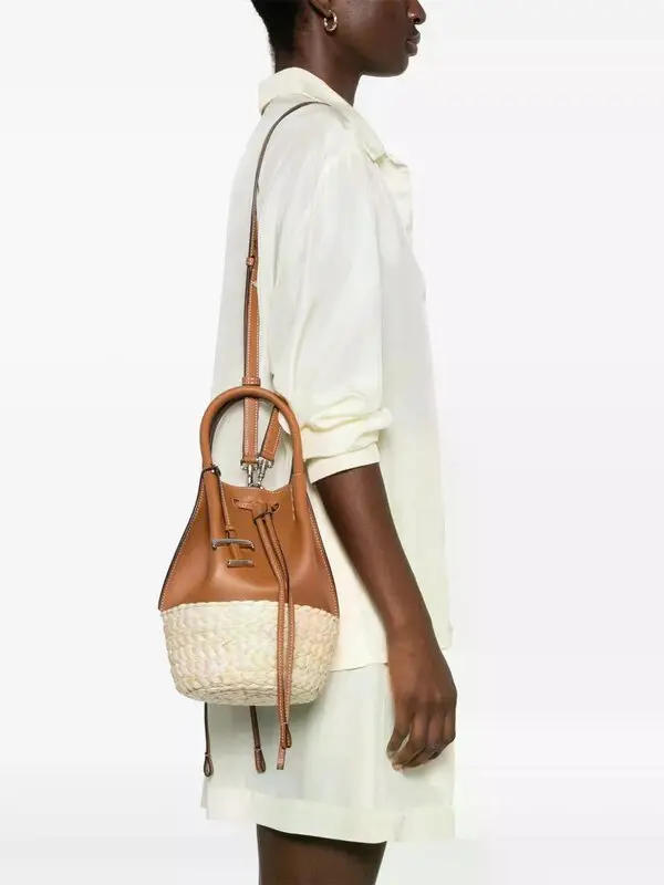 TOD'S T Timeless Logo Bucket Bag