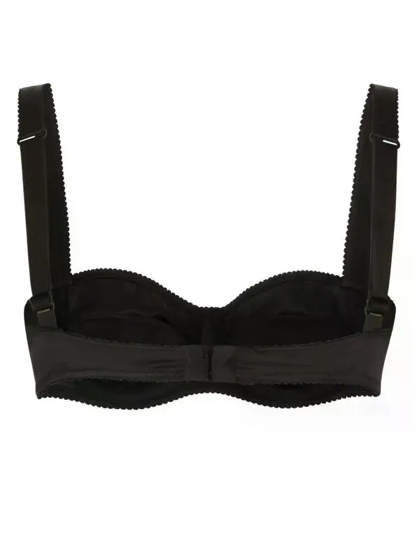 Dolce & Gabbana Satin-finish Balconette-style Bra